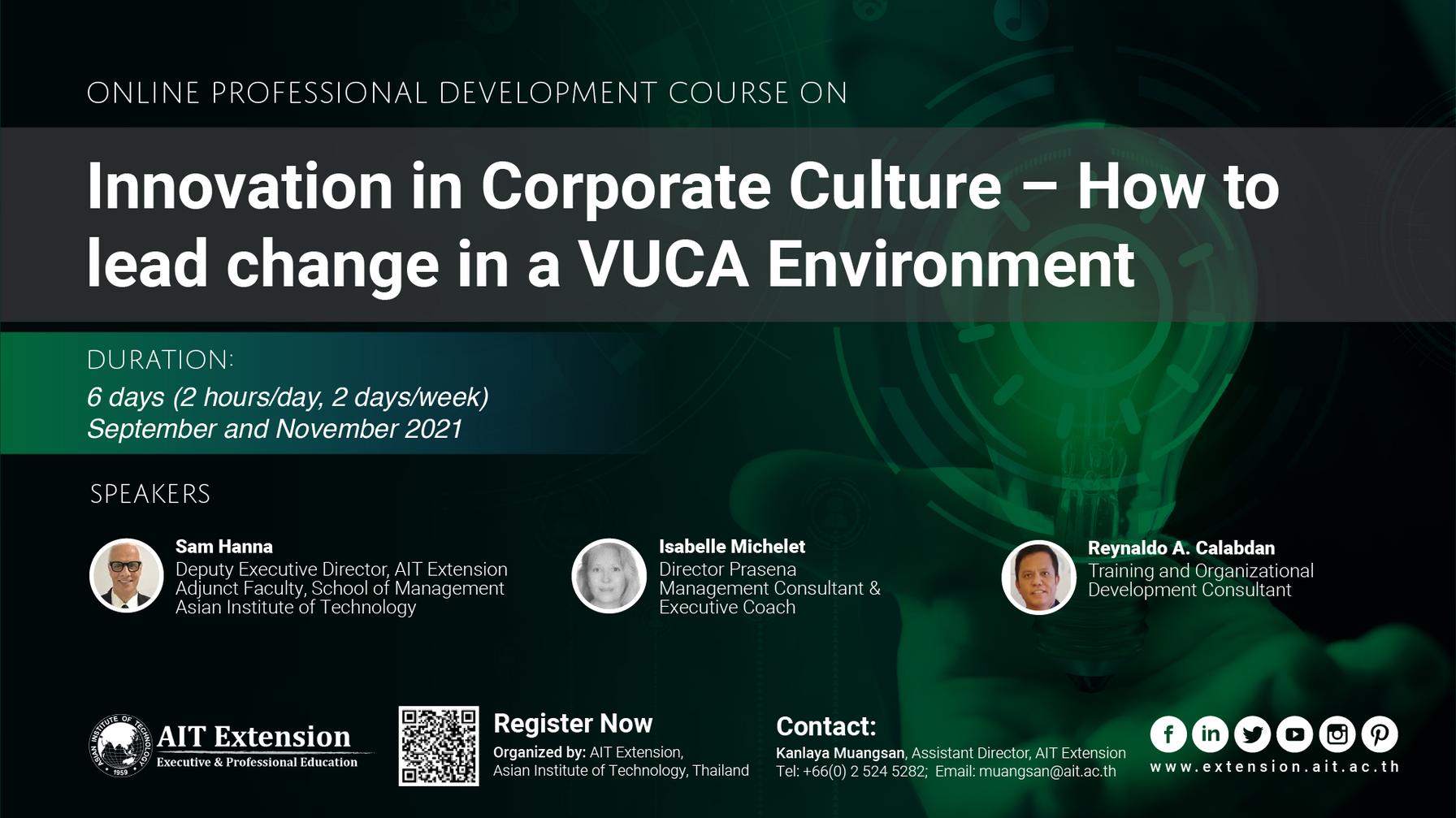 Online Professional Development Course on Innovation in Corporate ...