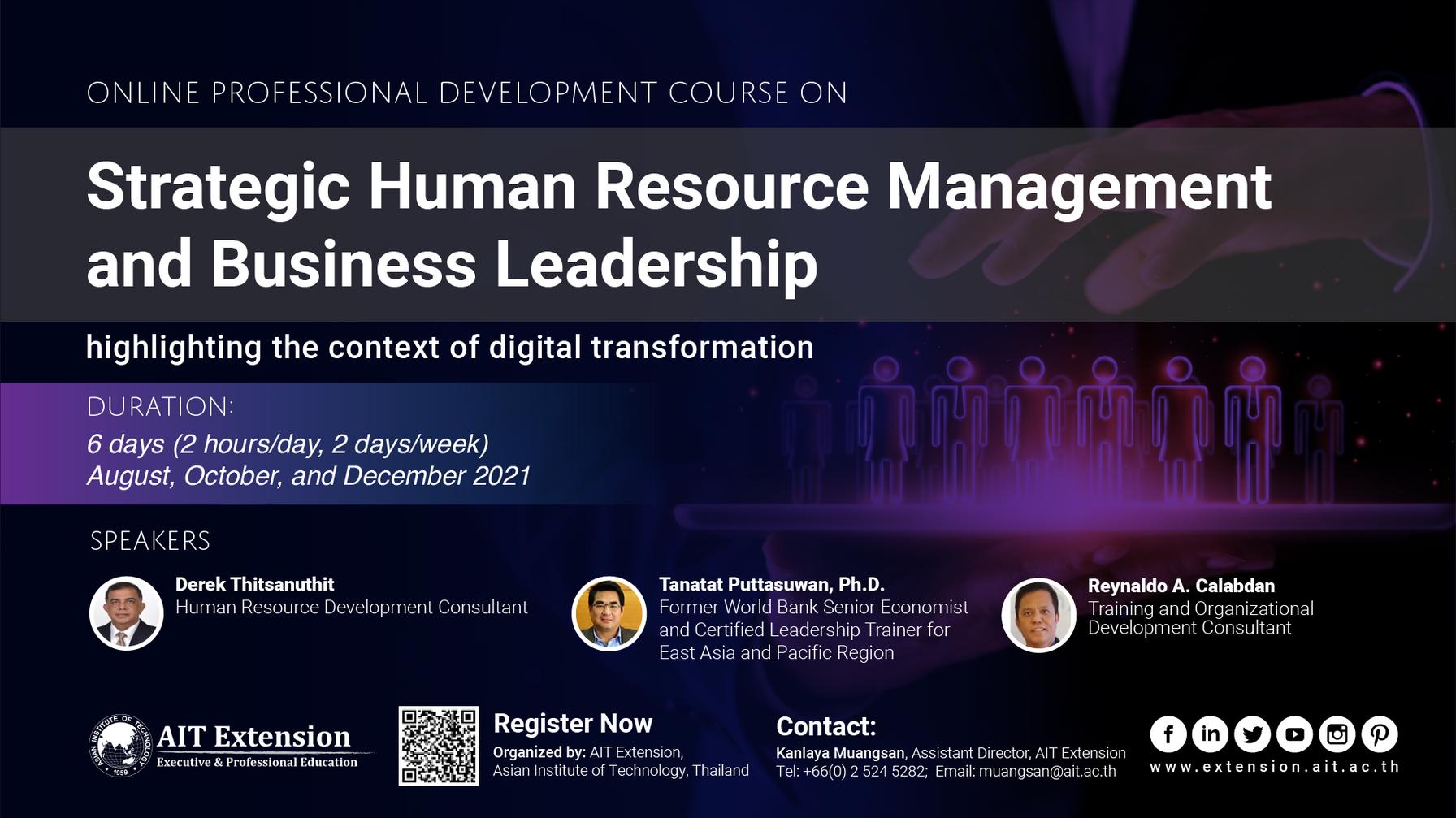 Online Professional Development Course on Strategic Human Resource ...