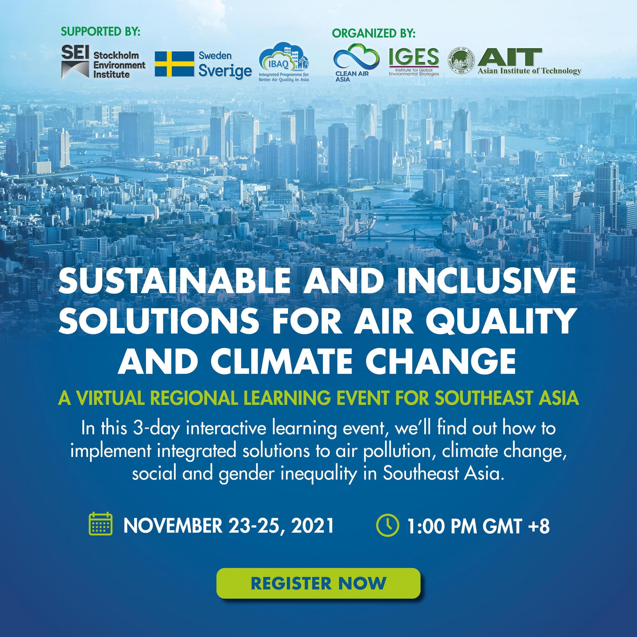 The virtual regional event on “Sustainable and Inclusive Solutions for ...