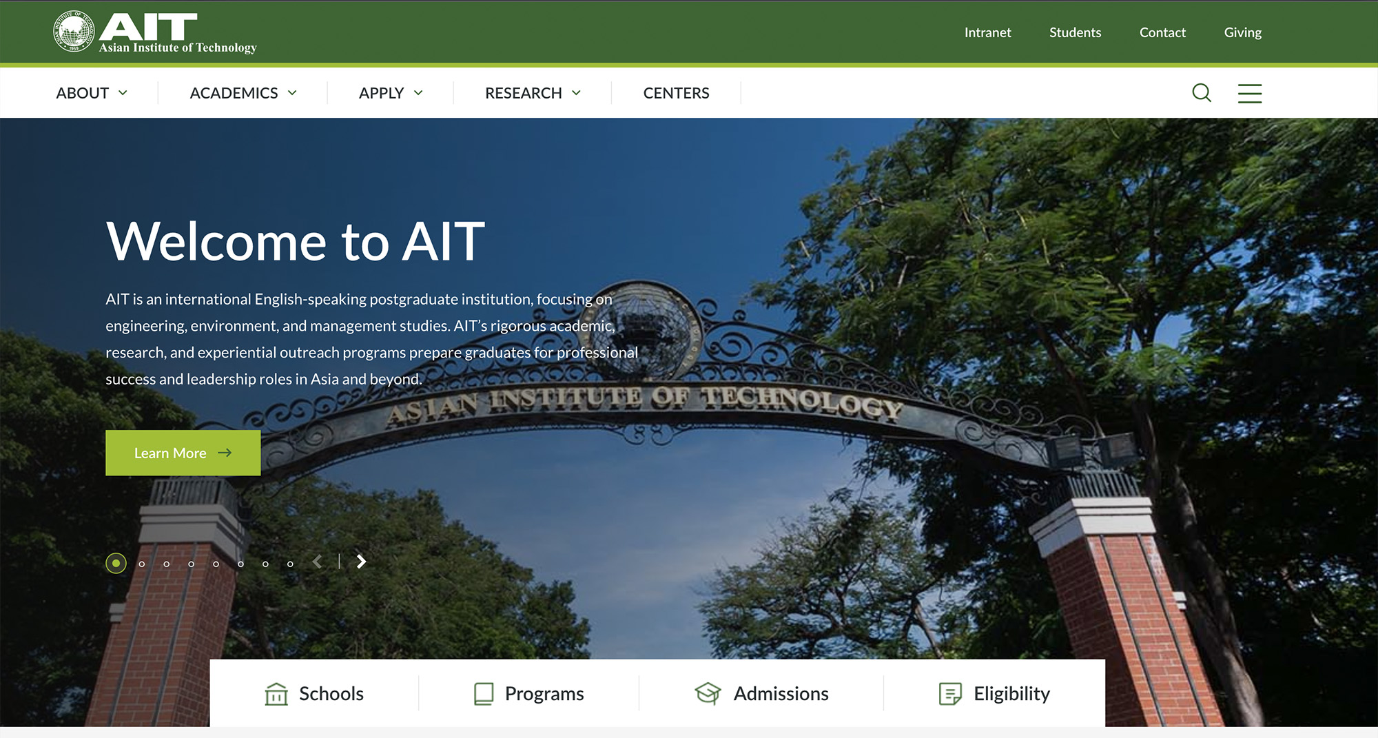 AIT Ensures Higher Quality of Life on Campus Through Infrastructure ...