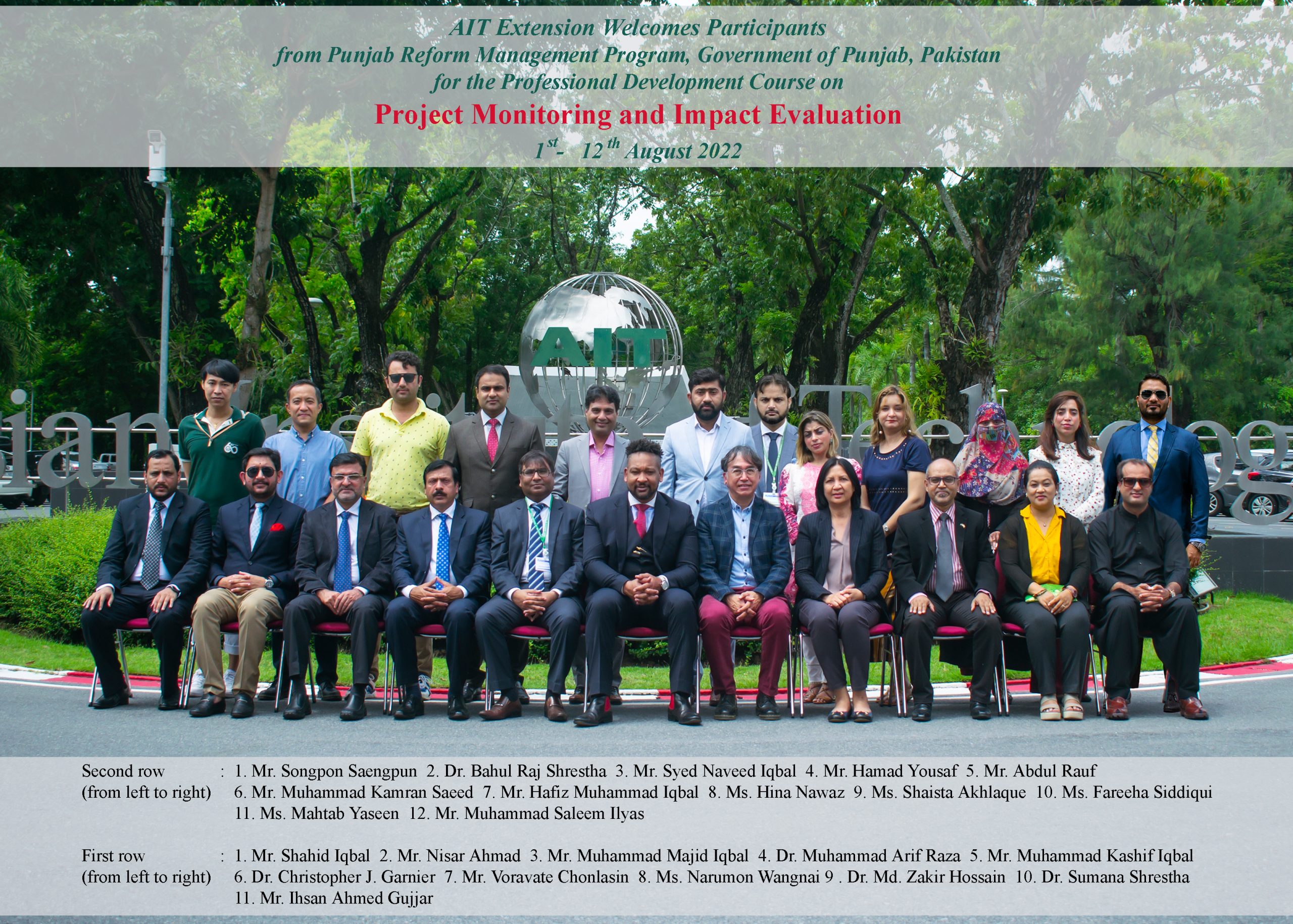 AIT signed MoA with the Government of Punjab, Pakistan and held the ...