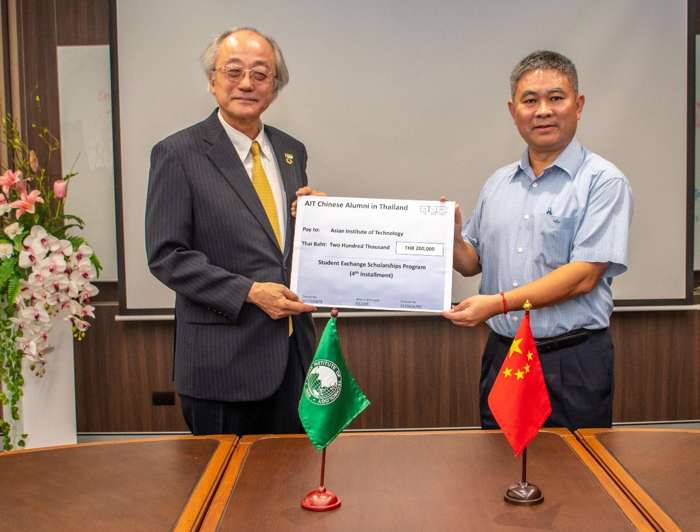 A group of AIT Chinese Alumni in Thailand continuing support to AIT ...