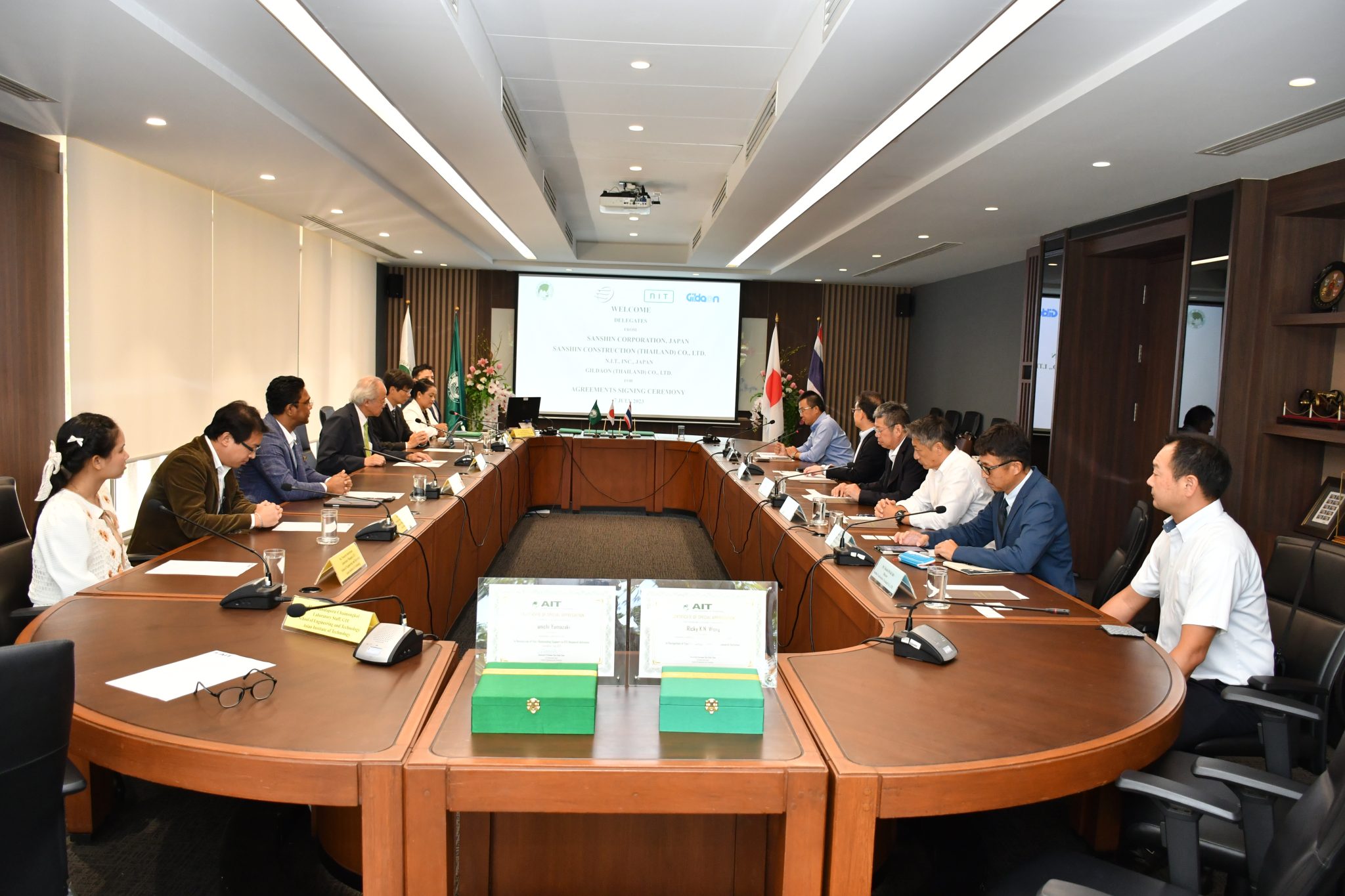 AIT and Sanshin Construction (Thailand) Co., LTD Establishes Research ...