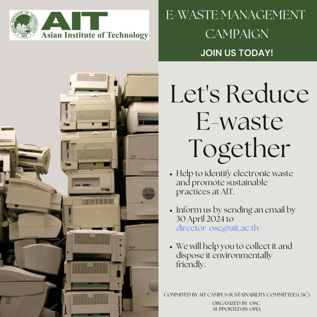 Sustainability Activities - Asian Institute of Technology