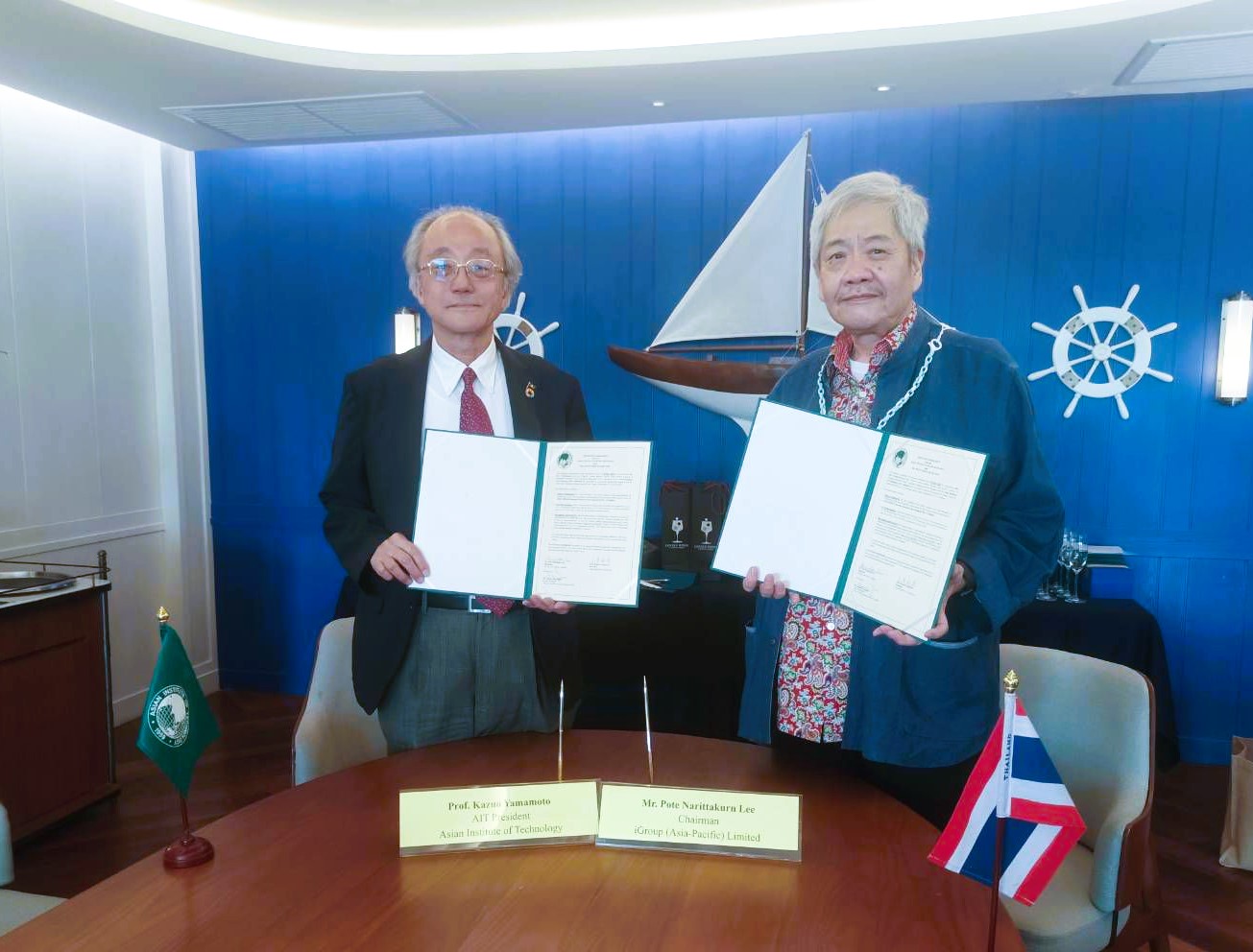 Mr. Pote Narittakurn Lee Supports AIT Library with Generous In-Kind ...