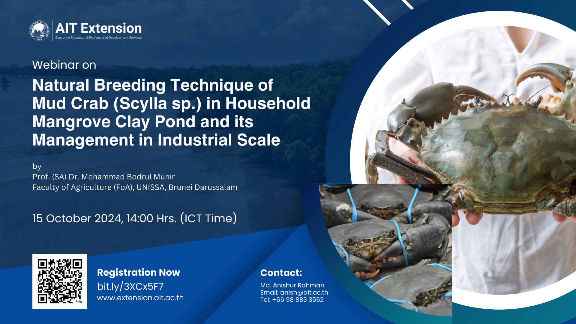 Webinar on "Natural Breeding Technique of Mud Crab (Scylla sp.) in ...