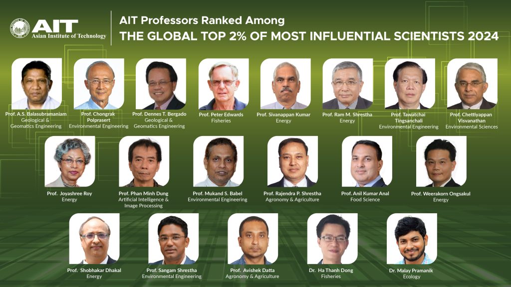 AIT Professors Ranked Among the Global Top 2% of Most Influential ...