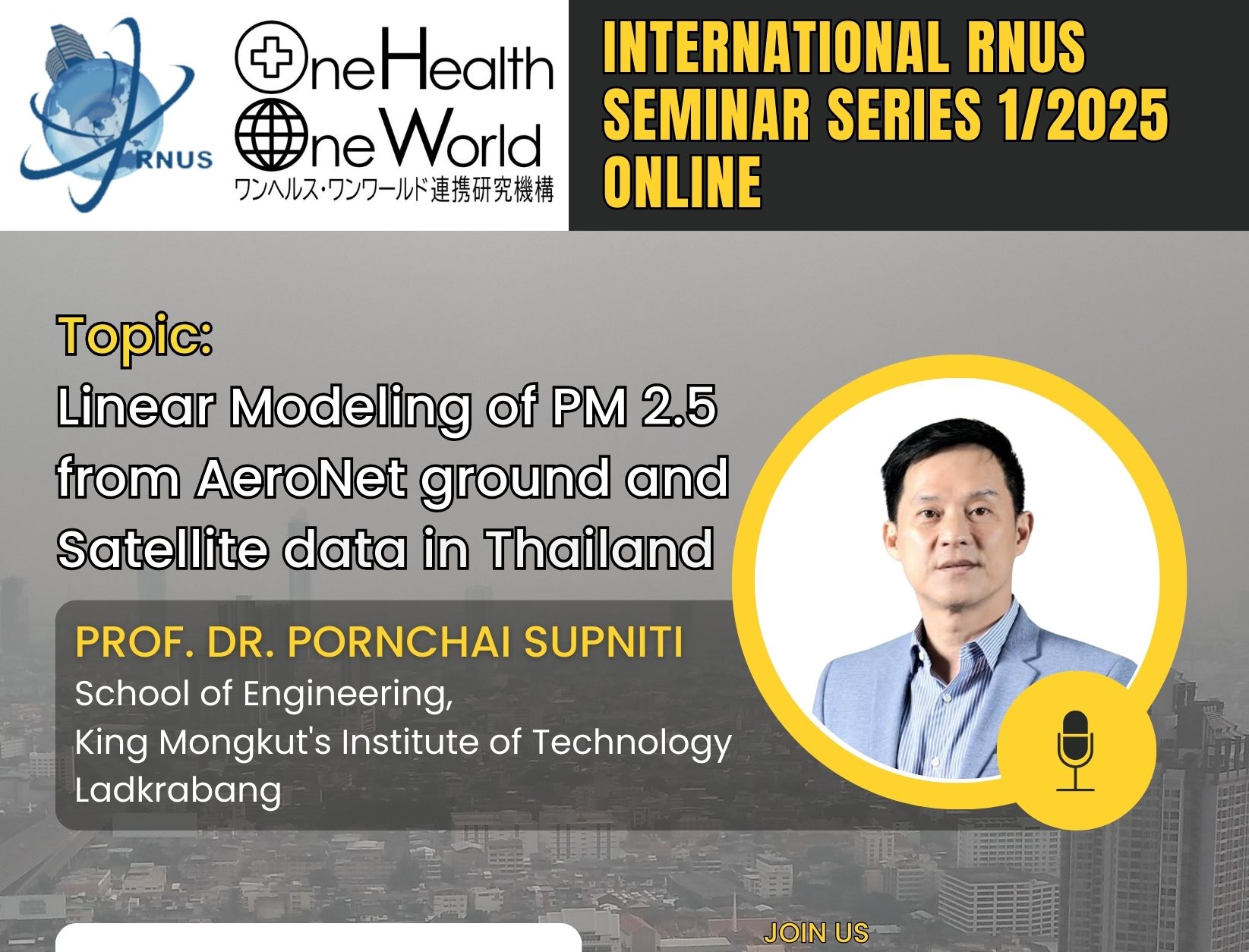 ONLINE RNUS SEMINAR SERIES 1/2025 - Asian Institute of Technology