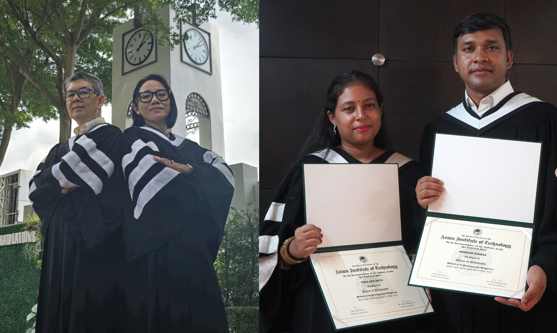 A Journey of Love and Learning: Two couples celebrate their PhD ...